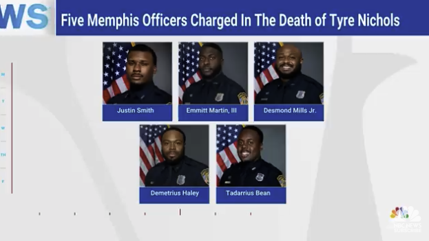 Five Black Memphis Police Officers Charged with Murder in Death of Tyre ...